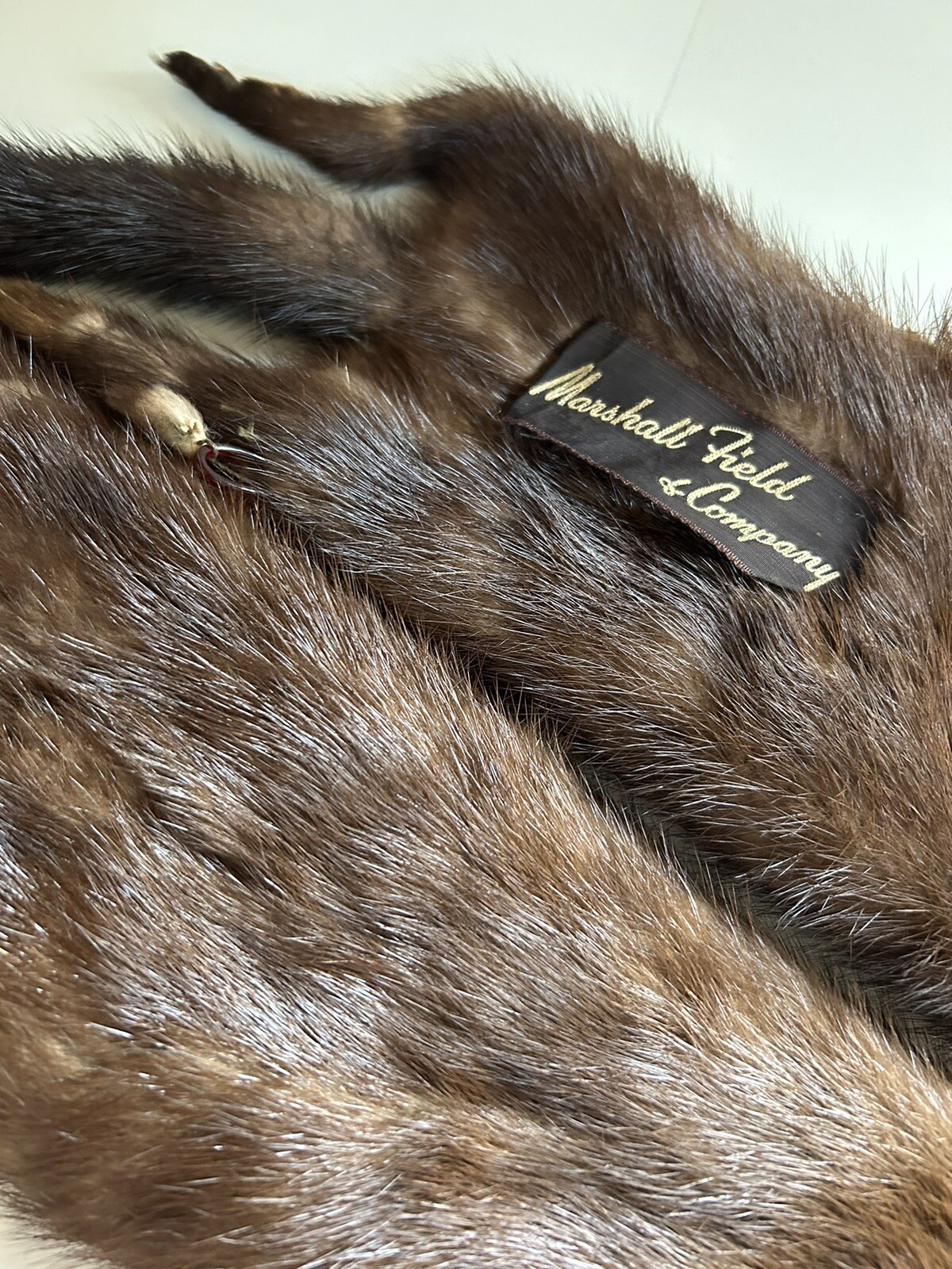 VINTAGE FOX STOLE 4 PELTS MARSHALL FIELDS - Gem