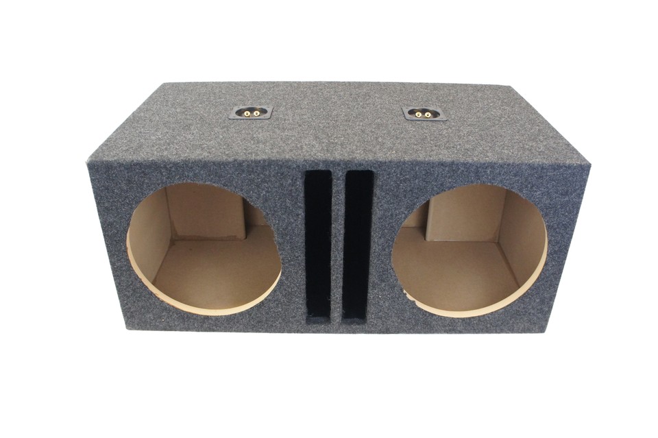 Car Audio Dual 12" SPL Bass Subwoofer Labyrinth Vent Sub Box Stereo ...