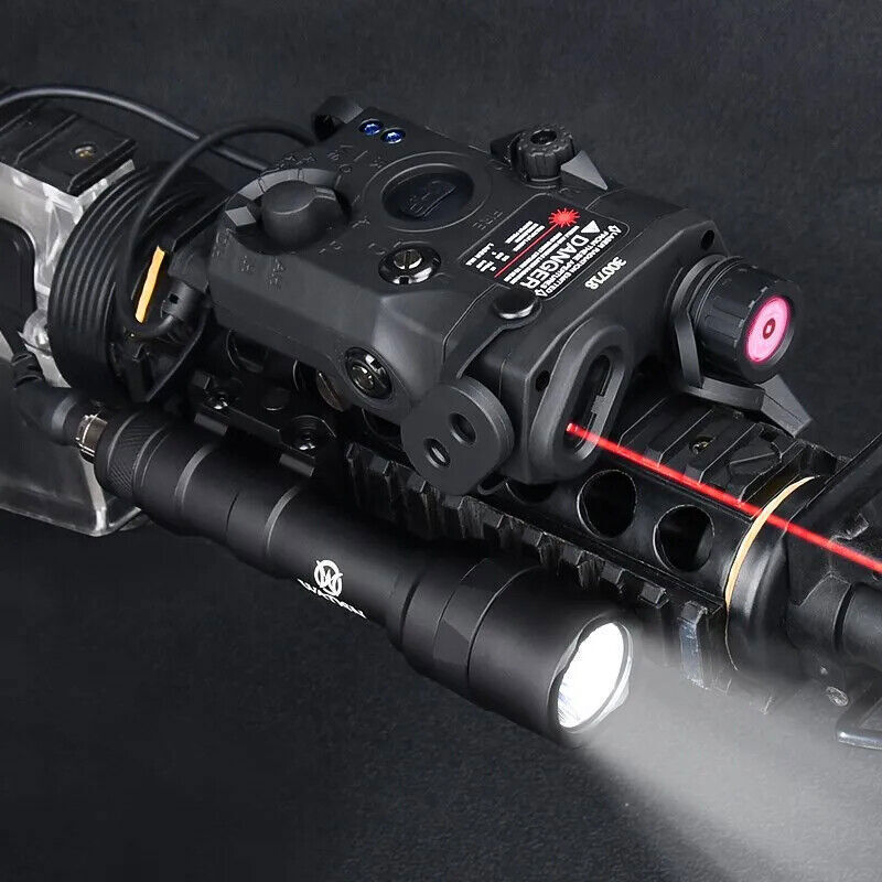 Tactical PEQ 15 IR Illuminator Red Green Blue IR Laser Aiming Sight ...