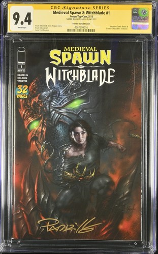 Medieval Spawn Witchblade #1 Lucio Parrillo Exclusive Variant CGC SS 9. ...