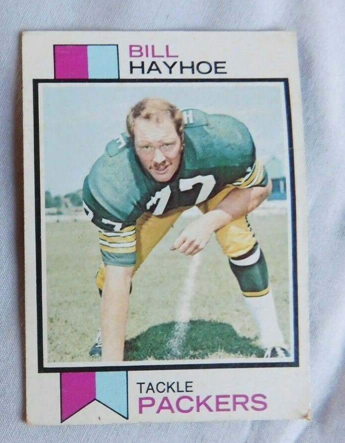 1973 Topps #208 Bill Hayhoe Green Bay Packers Football Card ex | eBay