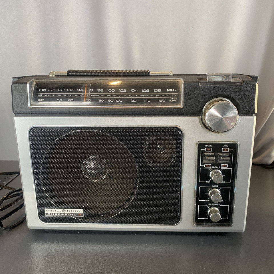 General Electric Superadio II Long Range AM/FM 7-2885D Vintage Super ...