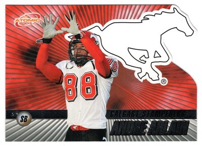 Andre Arlain - Calgary Stampeders (CFL Football) 2003 Pacific Atomic ...