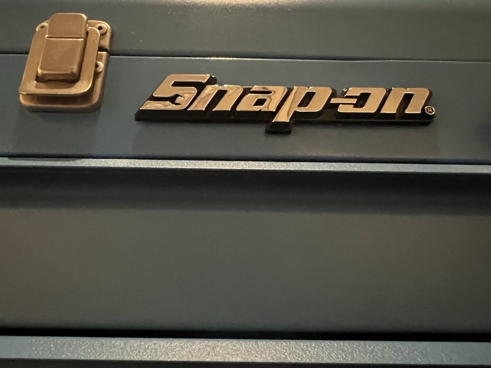 Snap On Tools METAL 3D Toolbox Roll Cab Chrome Badge Emblem Sticker ...