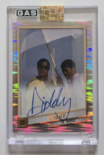 Puff Daddy Diddy 2023 GAS Trading Cards Stealth Foil Auto Autograph /5 ...