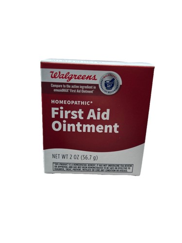 Walgreens Homeopathic First Aid Ointment 2.0 Oz, New Unopened. Free ...