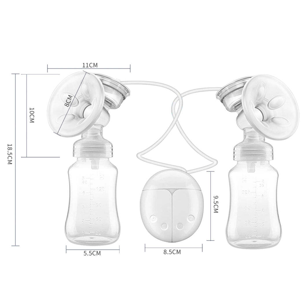 Electric Breast Pump Automatic Milk Suction Double Side Intelligent ...