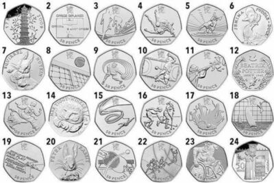 Olympics 2011 50p coins - Rare and Collectable | eBay UK