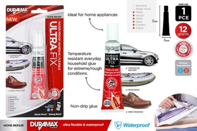 Duramax 12g Ultra Fix Adhesive Waterproof Flexible Temperature ...