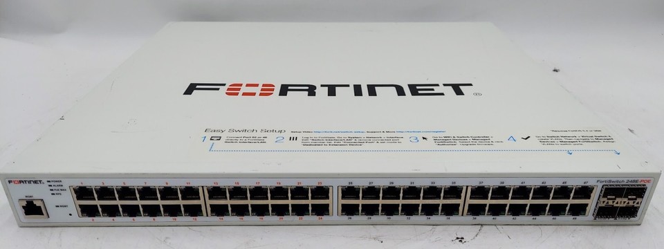 Fortinet FS-248E-POE 48-Port PoE+ FortiSwitch | eBay