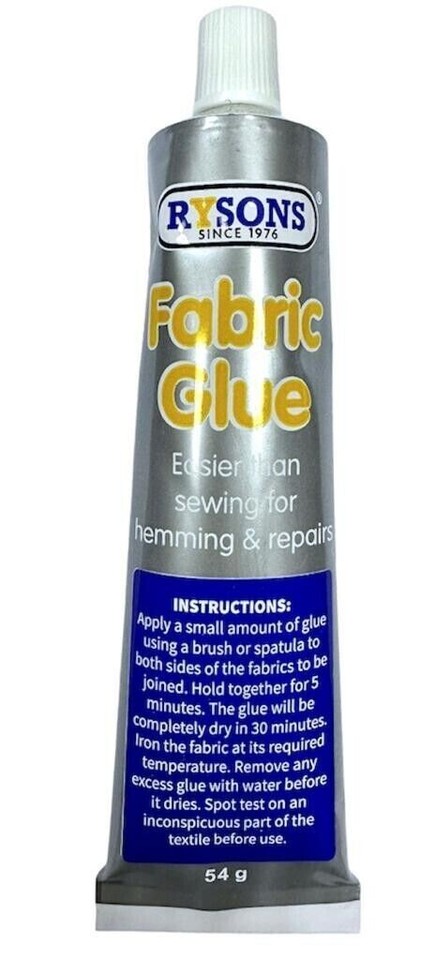3x Extra Strong Fabric Glue 54g Quick Bond Adhesive for Hemming Sewing ...