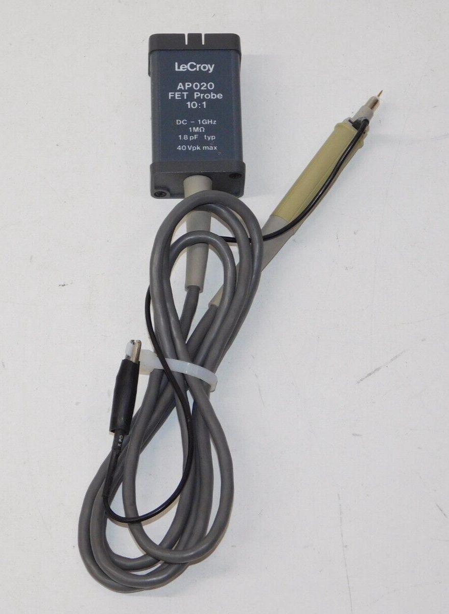 LeCroy AP020 FET Active Probe 10:1 DC 1GHz 1.8pF typ 40Vpk max ...