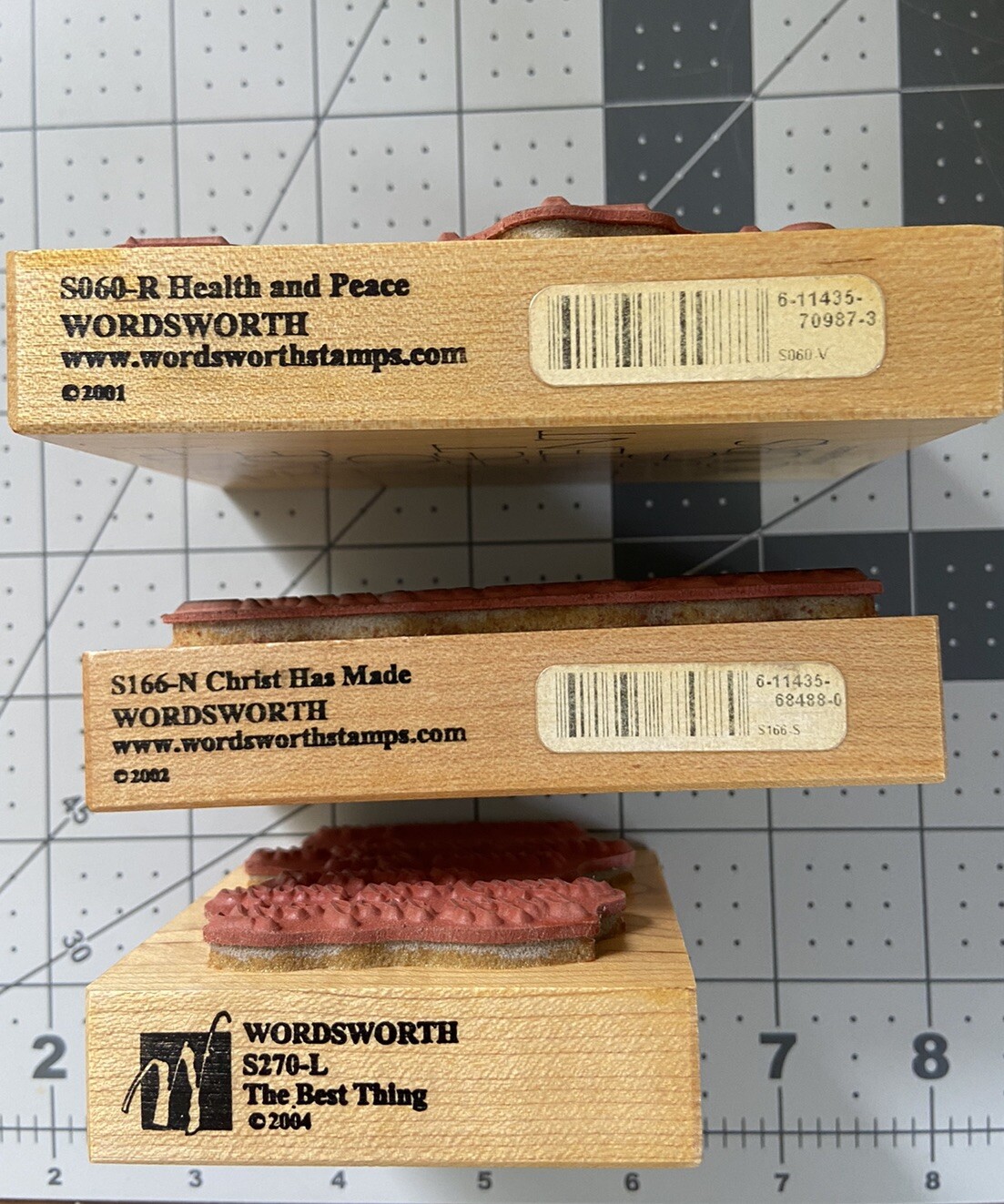 Wordsworth Wood Mount Rubber Stamp Lot Of 3 Sayings Quotes Shakespeare ...