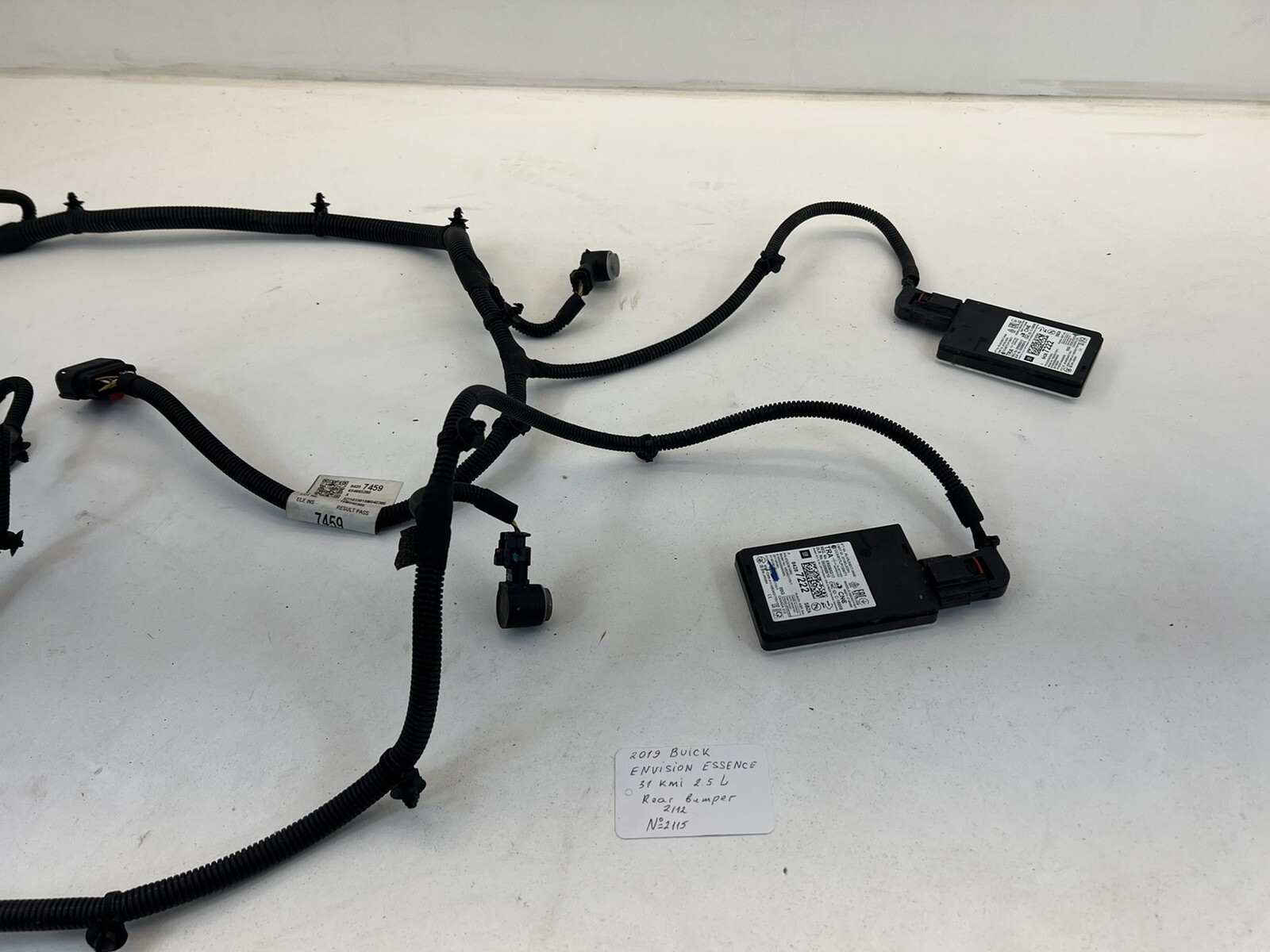 2019 Buick Envision Rear Bumper Wire Harness Assembly With Sensor ...