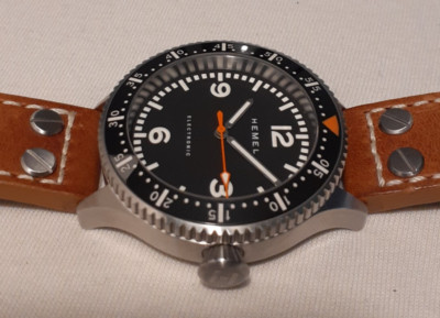 HEMEL STRATUS ELECTRONIC VK31 MECA-QUARTZ, CERAMIC BEZEL, SAPPHIRE ...