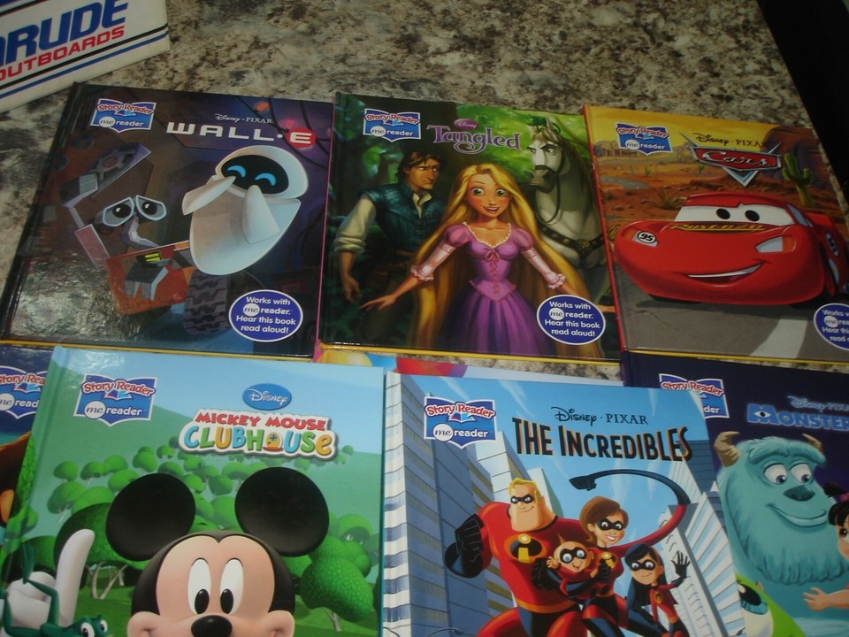 8 Story Reader Me Reader Disney Pixar Books with me reader WORKS NICE ...