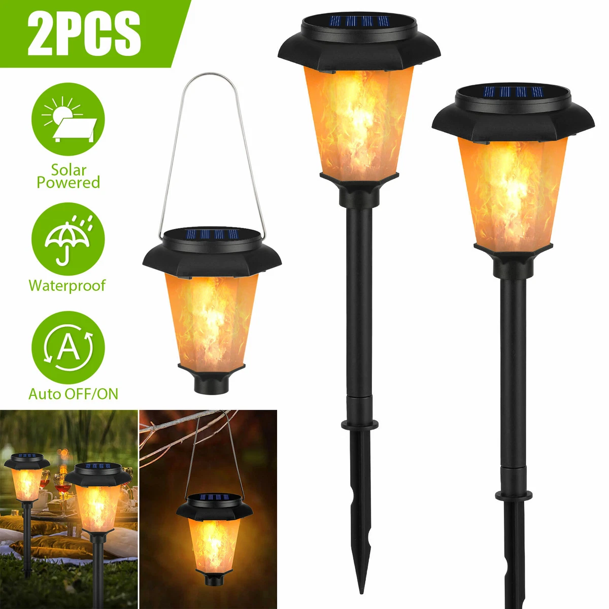 Solar Garden Flash Light