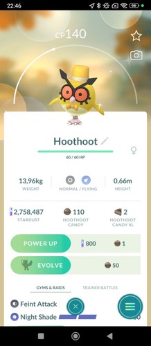 3x Hoothoot New Year Shiny / Nouvel An Chromatique (Only Registred ...