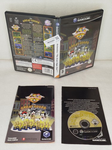 5812 - JEU NINTENDO GAME CUBE * ANIMANIACS THE GREAT EDGAR HUNT * PAL ...