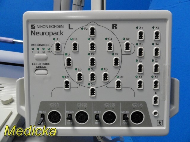 Nihon Kohden NEUROPACK MEB-2200A EP/EMG Neurodiagnostic System W/O CPU ...