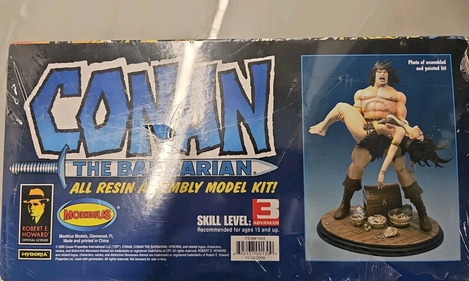 MOEBIUS CONAN THE BARBARIAN DEATH OF BELIT RESIN MODEL KIT. | eBay
