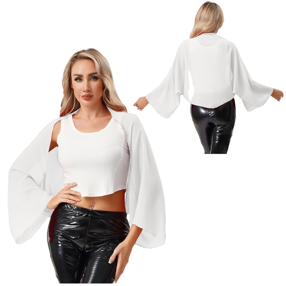 Women Tops Pullover Shawl Vacation Shrug Capelets Cloaks Bridesmaid ...