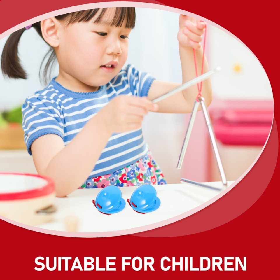 12 Pcs Kids' Musical Instruments Children Castanet Castanets for | eBay