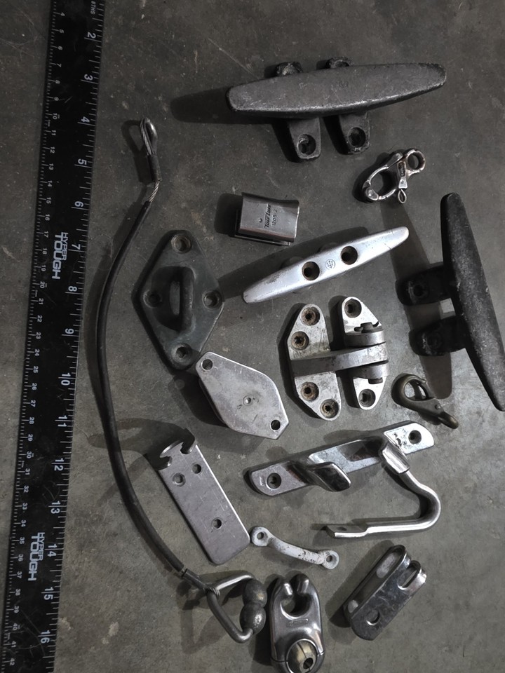 16 Piece Lot Of Sailboat Hardware | eBay