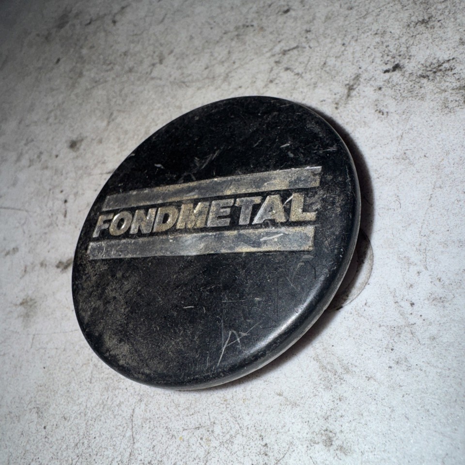 WHEEL CENTER FONDMETAL HUB CAP RIM MATTE BLACK 2 1/2 INCHES P/N:G002 | eBay