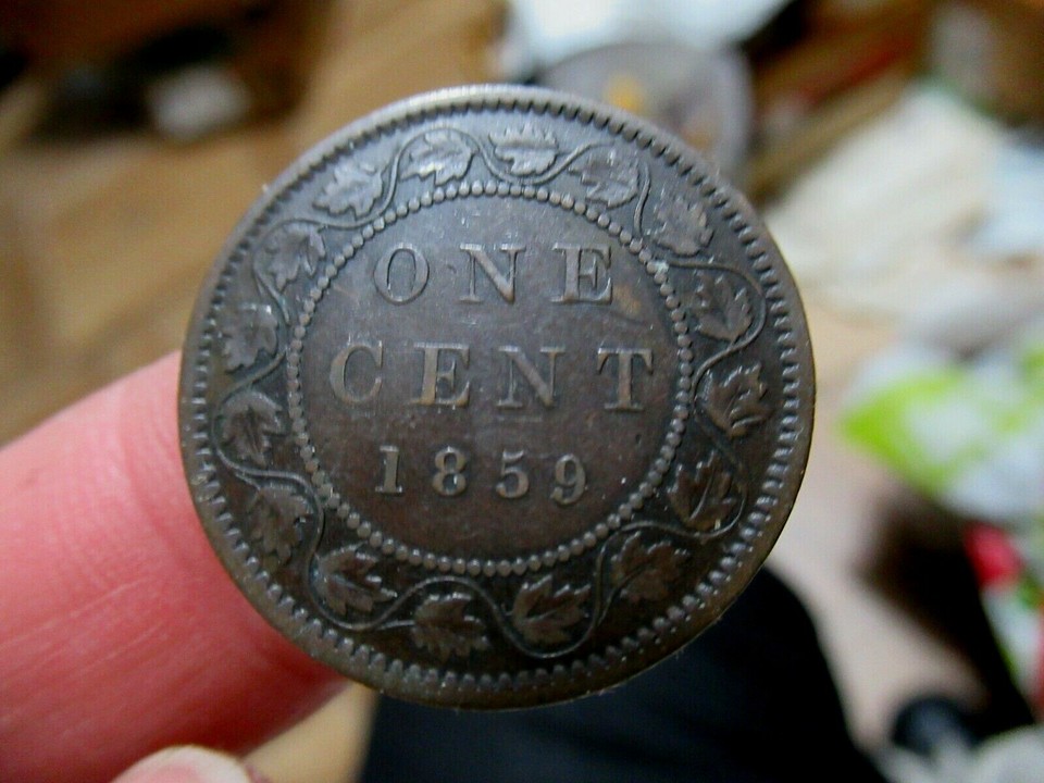 1859 Canada Copper Large Cent, Queen Victoria, Nice Coin | eBay UK