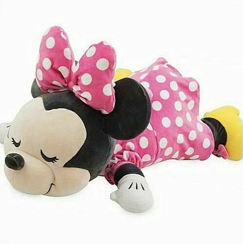 Disney Minnie Mouse Cuddleez Plush Large 23” Cuddle Pillow Polka Dot ...