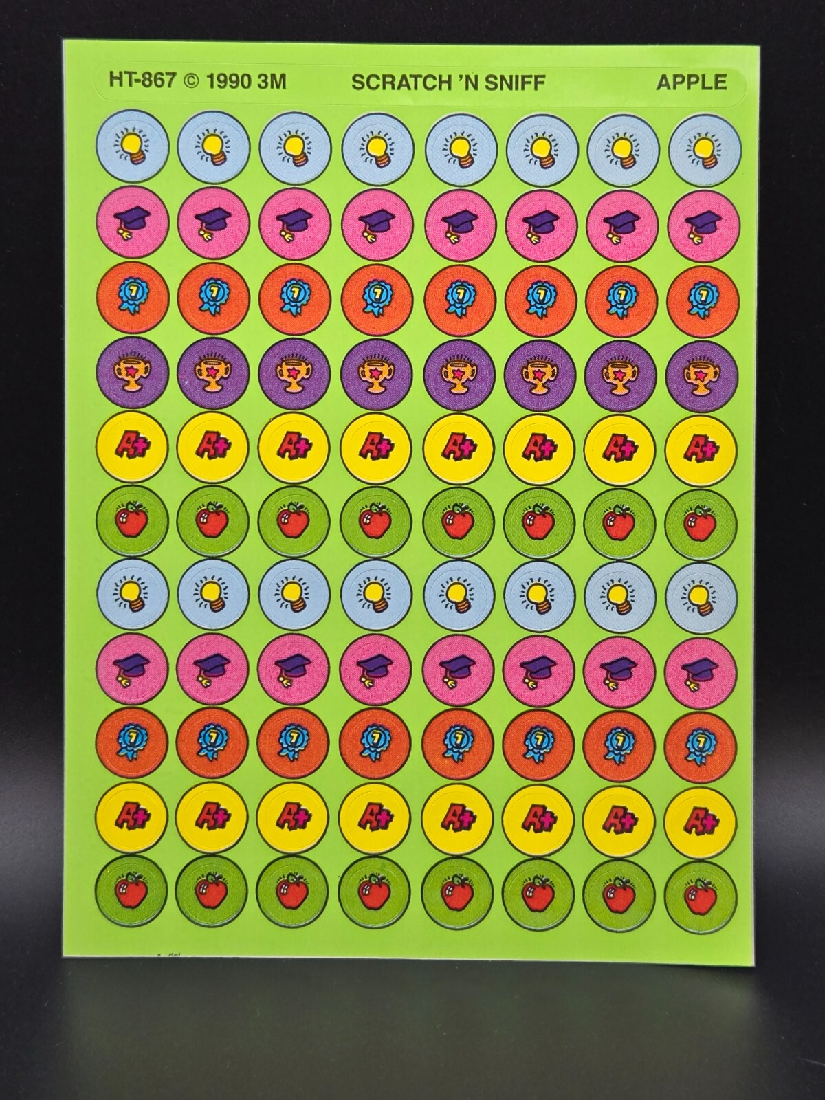 Vintage 3M Scratch ‘N Sniff Apple Stickers (mini stickers) - 1990 | eBay