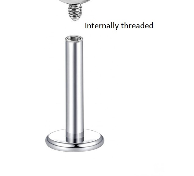 Swivel Snake Styl Helix Labret Tragus Cartilage Piercing Stud Bar ...