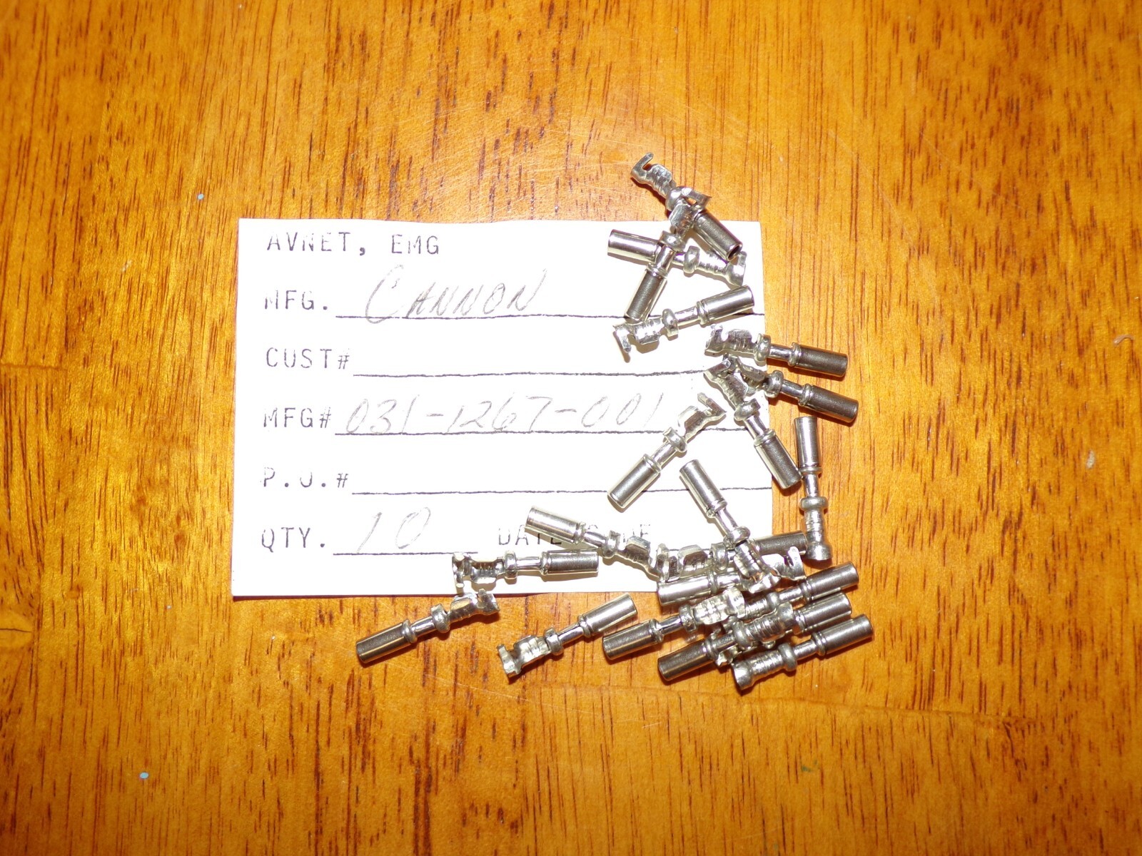 ITT Cannon Contact Pins 030-1267-001, Circular Connector (Qty 21) | eBay