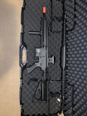 Valken ASL Series M4 Airsoft Rifle AEG 6mm Rifle - Grip And Scope ...