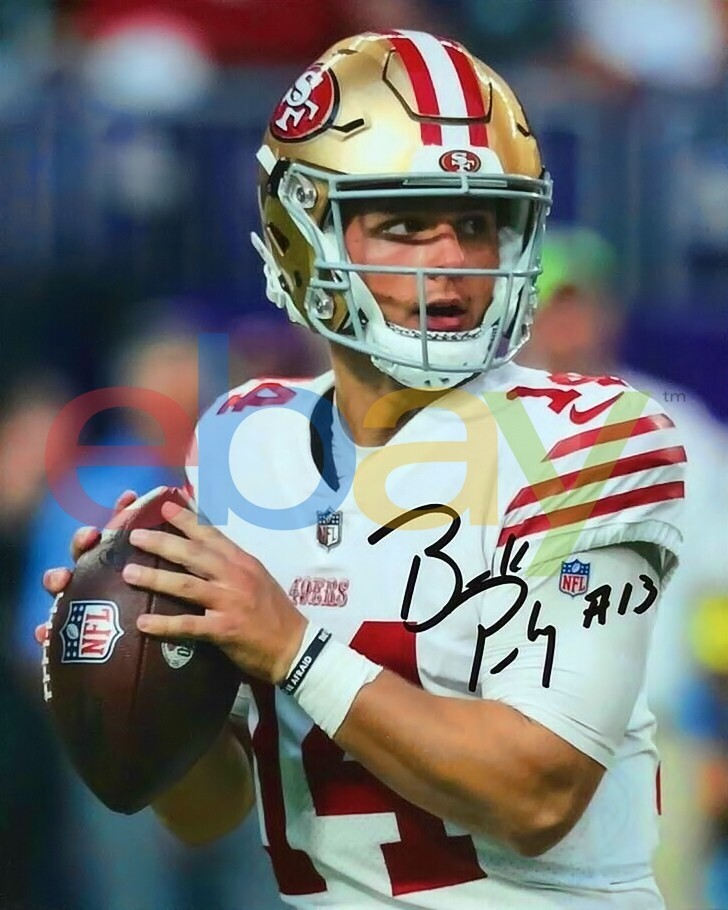 Brock Purdy Signed 8x10 Autographed Photo San Francisco 49ers reprint ...