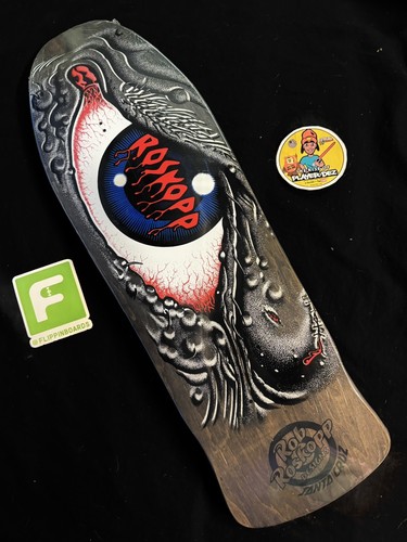 SUPER RARE Rob Roskopp Eye Santa Cruz Missile Shaped Cruiser Skateboard ...