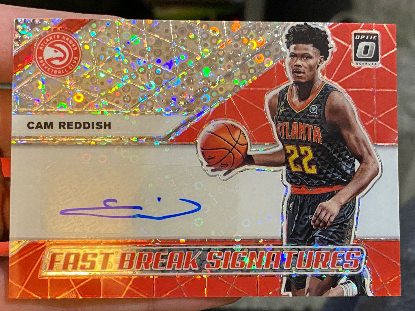2019-20 Donruss Optic Fast Break Disco Cam Reddish Autograph RC | eBay