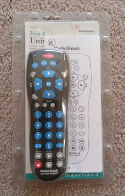 Radio Shack 3-In-One Universal Remote Control DVD, CABL/SAT, TV - New ...