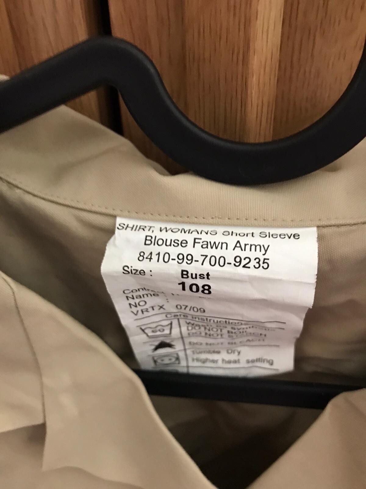 New Genuine British Army No2 FAD Uniform Military Dress Shirt All Ranks ...