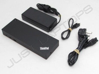 Lenovo THINKPAD Thunderbolt 3 Doppio 4K Video Docking Station Inc PSU ...
