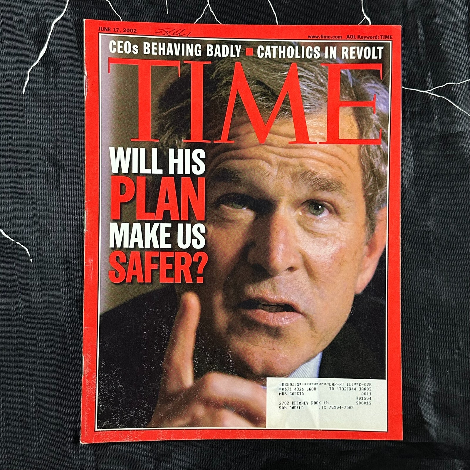 Time Magazine (June 17, 2002) Bush Will His Plan Make Us Safer | eBay