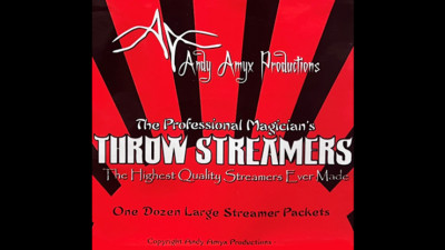 Throw Streamers RED by Andy Amyx ( 1dozen = 1 unit) - Trick | eBay