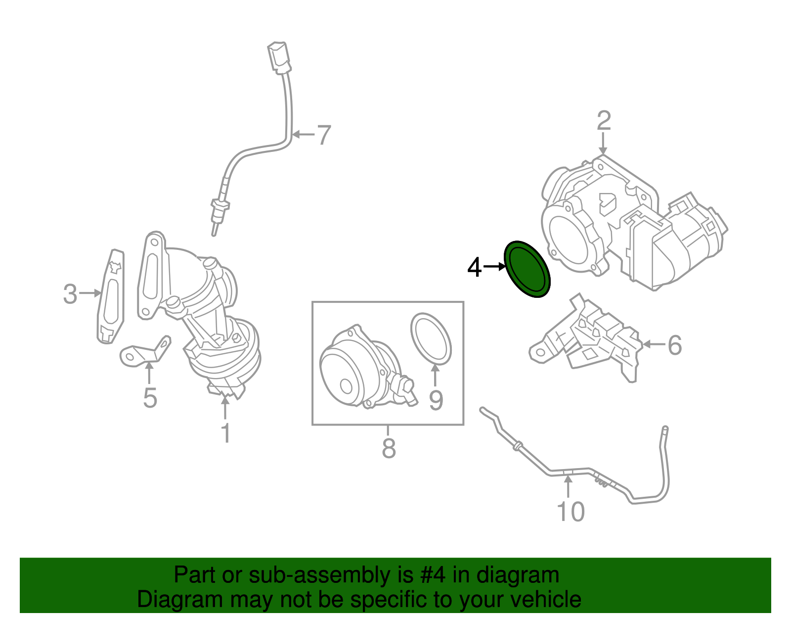 BMW 13547792098 Genuine OEM EGR Valve O-ring for sale online | eBay