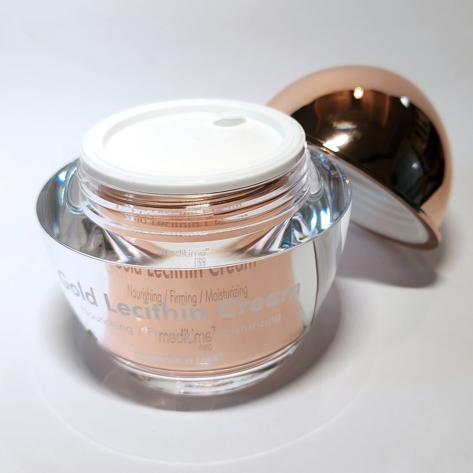 Meditime Gold Lecithin Cream 50g Anti Aging Wrinkle Firming Moisturizer ...