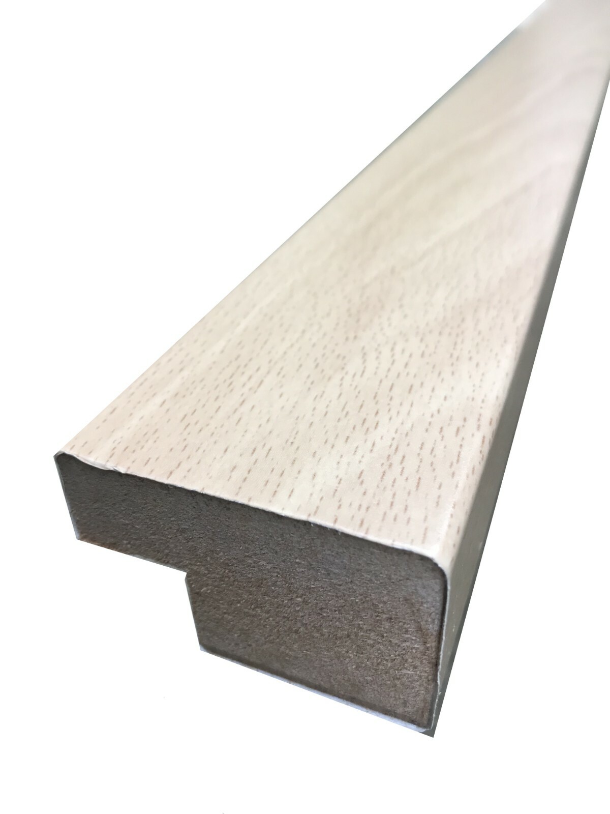 Light Beech fitted kitchen unit pelmet cornice square edge 56mm x ...