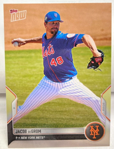 Jacob Degrom 2022 Topps Aujourd'Hui Route Vers Ouverture Jour Sp #OD ...