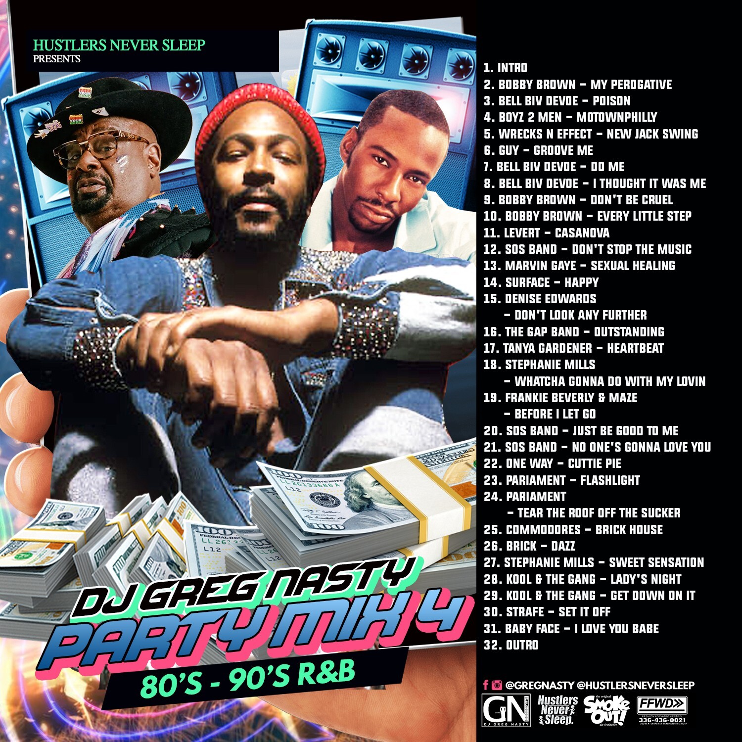 Dj Greg Nasty - PARTY MIX 4 (80'S - 90'S R&B) | eBay