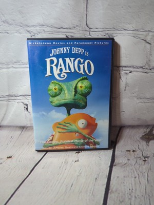 Rango DVD nickelodeon with Johnny Depp Timothy Olyphant 97363548348 | eBay