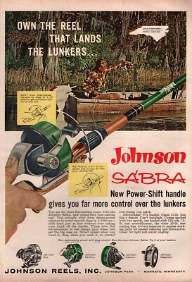 Advertisements - Johnson Fishing Reel